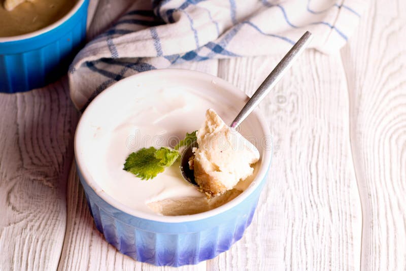 Portion of Cream Cheese Pie Stock Image - Image of eating, dessert ...