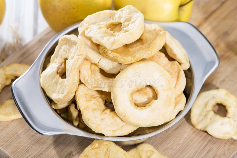Portion of dried Apples stock photo. Image of closeup - 37892374
