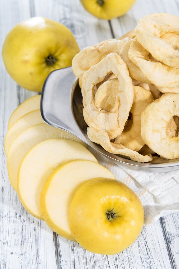 Portion of dried Apples stock image. Image of food, apple - 37940691