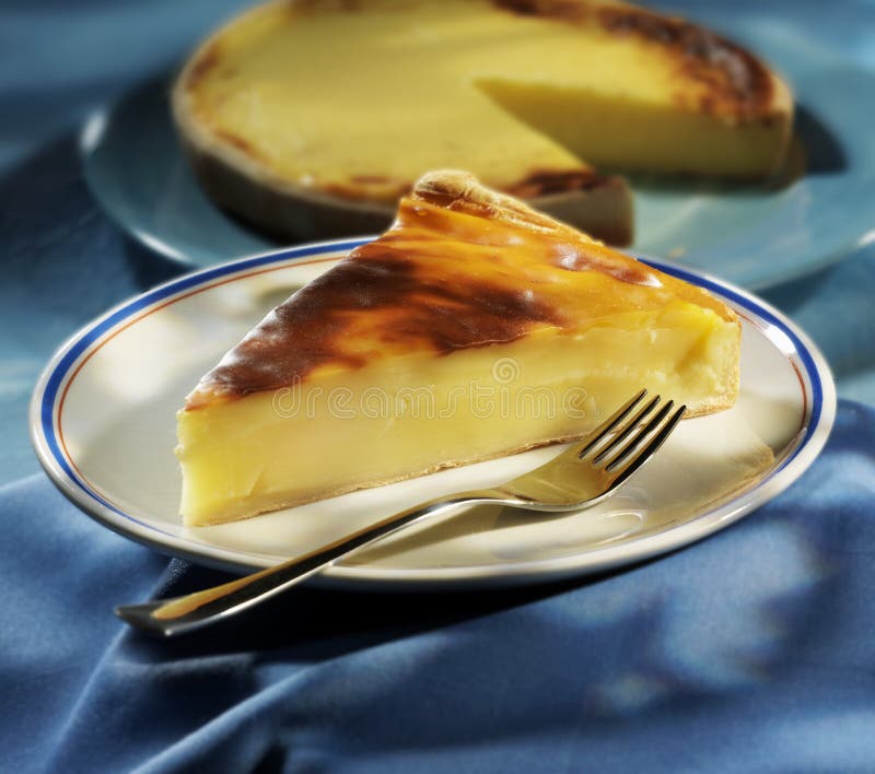 Portion of Flan stock photo. Image of classical, color - 23708404