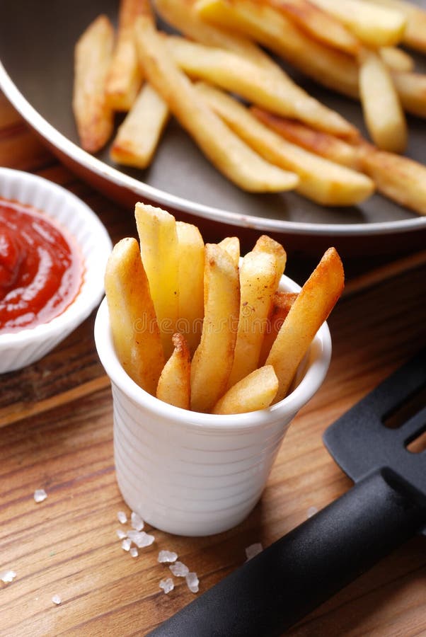 Portion of french fries stock photo. Image of french - 44502536