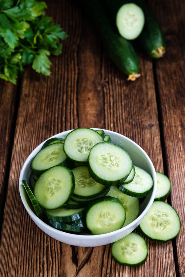 Portion of fresh Cucumbers stock photo. Image of nature - 59652840