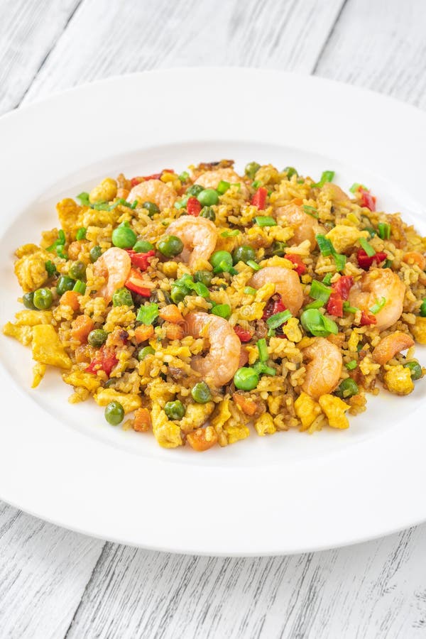 Portion of fried rice stock photo. Image of bell, stew - 275552972