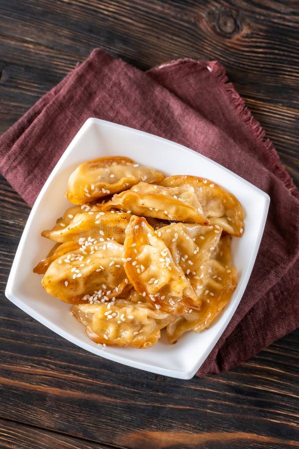Portion of gyoza stock photo. Image of dumplings, portion - 270870686