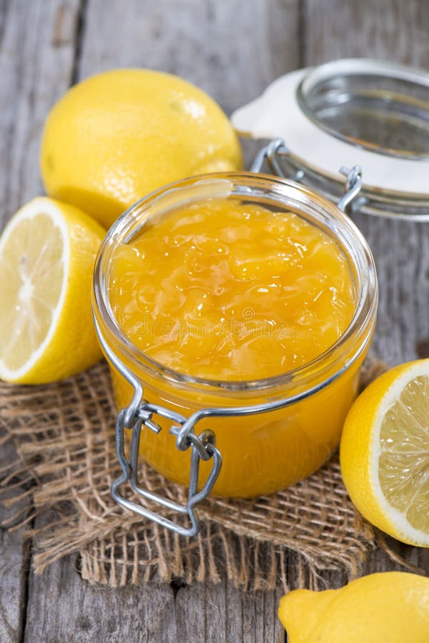 Portion of Lemon Jam stock image. Image of fruits, lemon - 35631581