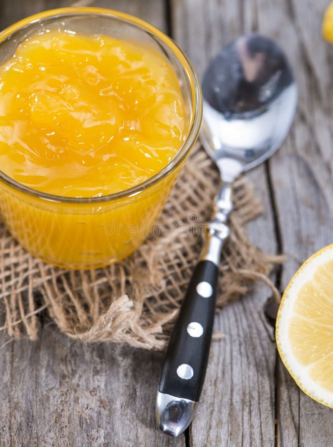 Portion of Lemon Jam stock photo. Image of dessert, cuisine - 36352622