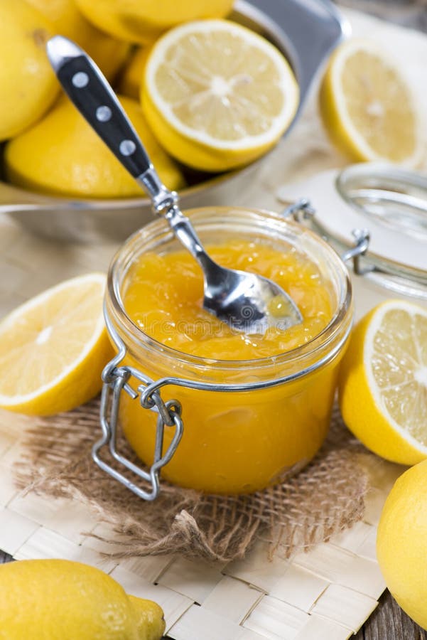 Portion of Lemon Jam stock photo. Image of yellow, delicious - 38954166