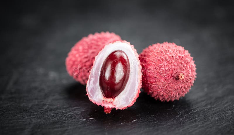 Portion of Lychees stock image. Image of asian, nutrition - 83248375
