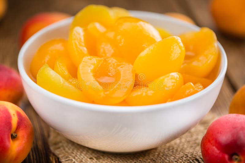 Portion of Pickled Apricots Stock Image - Image of glass, pickled: 96592053