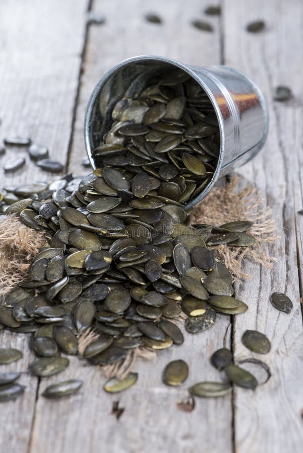 Portion of Pumpkin Seeds stock image. Image of healthy - 33811015