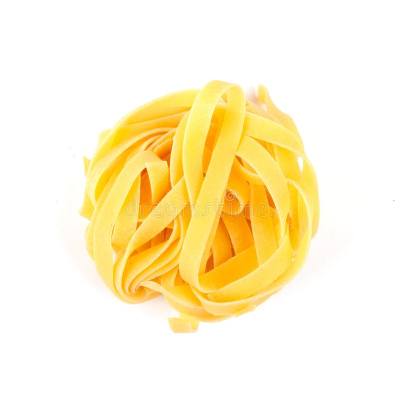 A Portion of Tagliatelle Italian Pasta Stock Photo - Image of cuisine ...