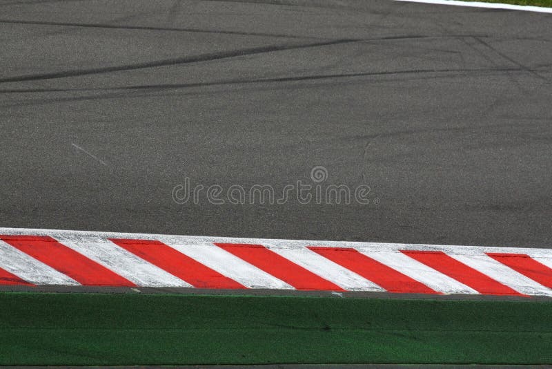 Corner on a car race track stock photo. Image of color - 9478306