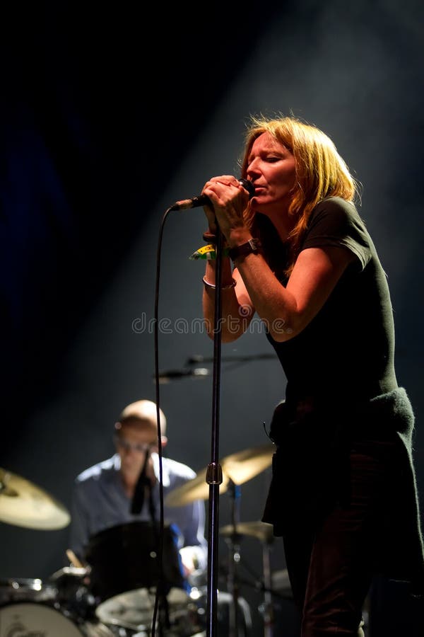 Beth Gibbons, Lead Singer of Portishead (trip Hop Band), Performs at ...