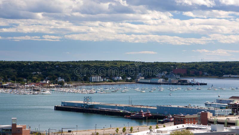 Portland Harbor stock photo. Image of harbor, sail, boat - 22916936