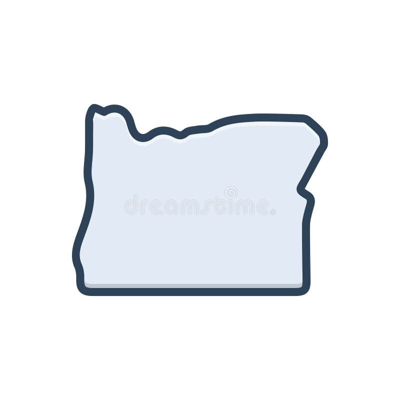 Color Illustration Icon for Portland, Oregon and Region Stock ...