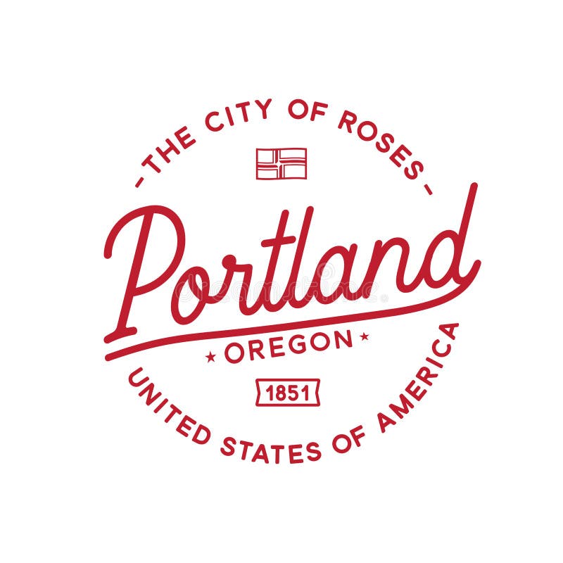 Portland Logotype Stock Illustrations – 75 Portland Logotype Stock ...