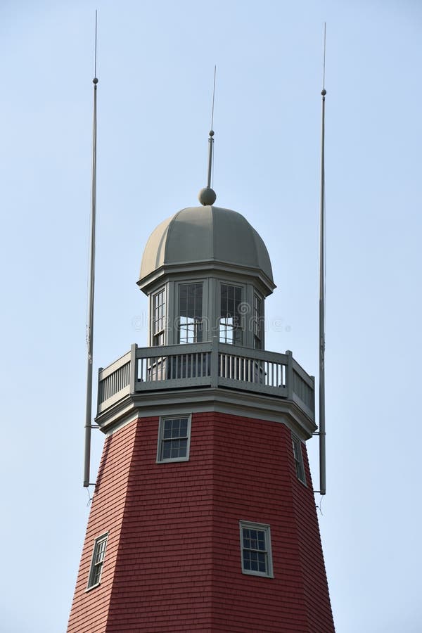 Portland Observatory on Munjoy Hill, Maine, USA Stock Photo - Image of ...