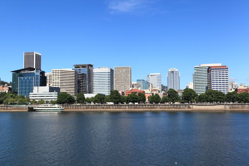 Portland, Oregon stock image. Image of riverside, tourist - 58847869