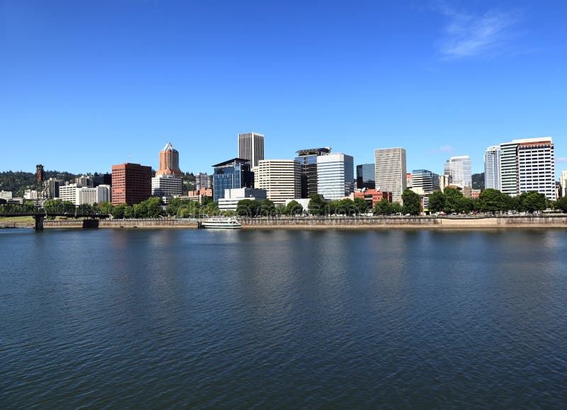 Portland, Oregon stock photo. Image of westside, landmark - 58886522