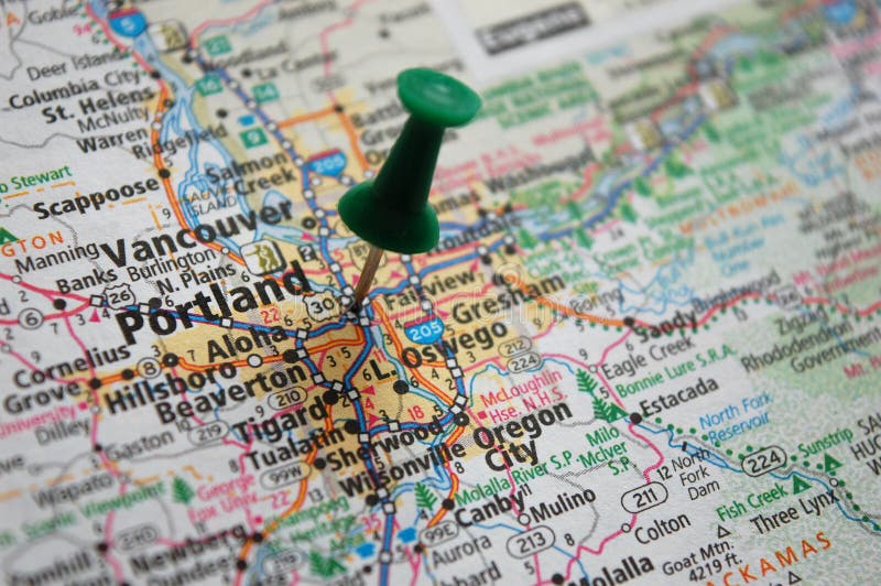 190 Oregon State Highway Map Stock Photos - Free & Royalty-Free Stock ...