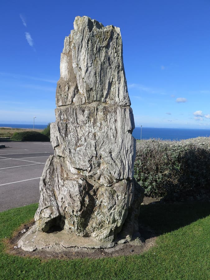 Portland Rock monolith stock image. Image of holiday - 79447401