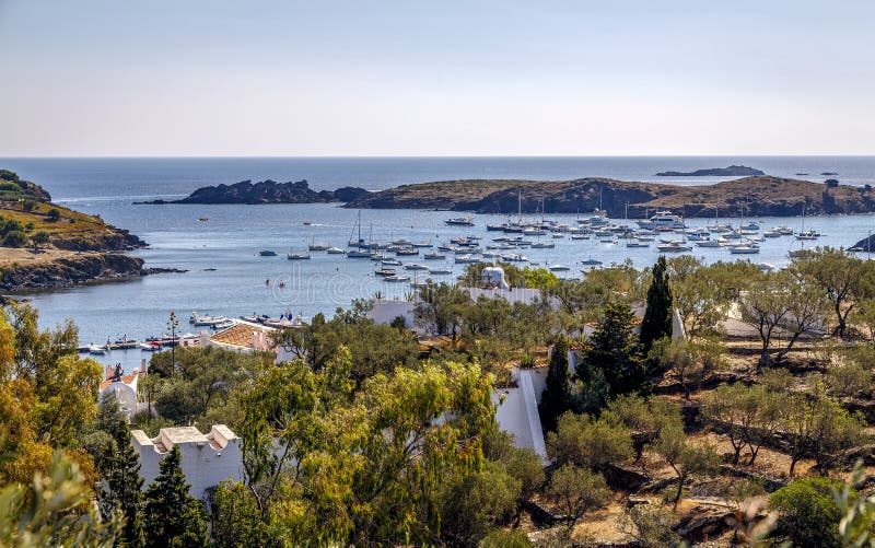 Portlligat Bay In Cadaques, Spain Stock Photo - Image of girona, cape ...