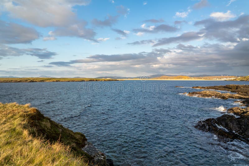Portnoo Seen from the Harbour in County Donegal, Ireland. Stock Image ...