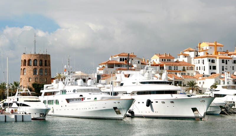 Porto Banus stock image. Image of luxury, spanish, espana - 8570593