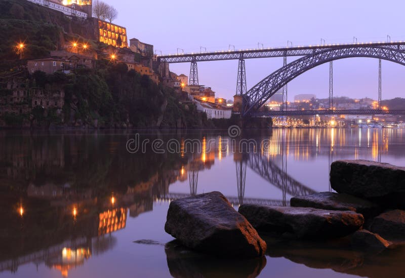 Porto bridge stock image. Image of structure, luis, architecture - 42528003