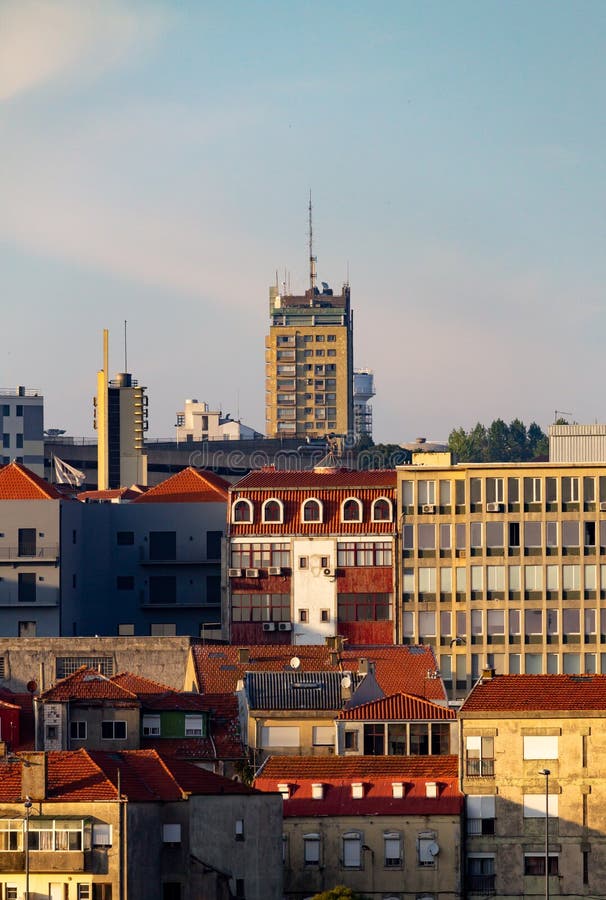 Porto Buildings in the Late Afternoon Stock Photo - Image of europe ...