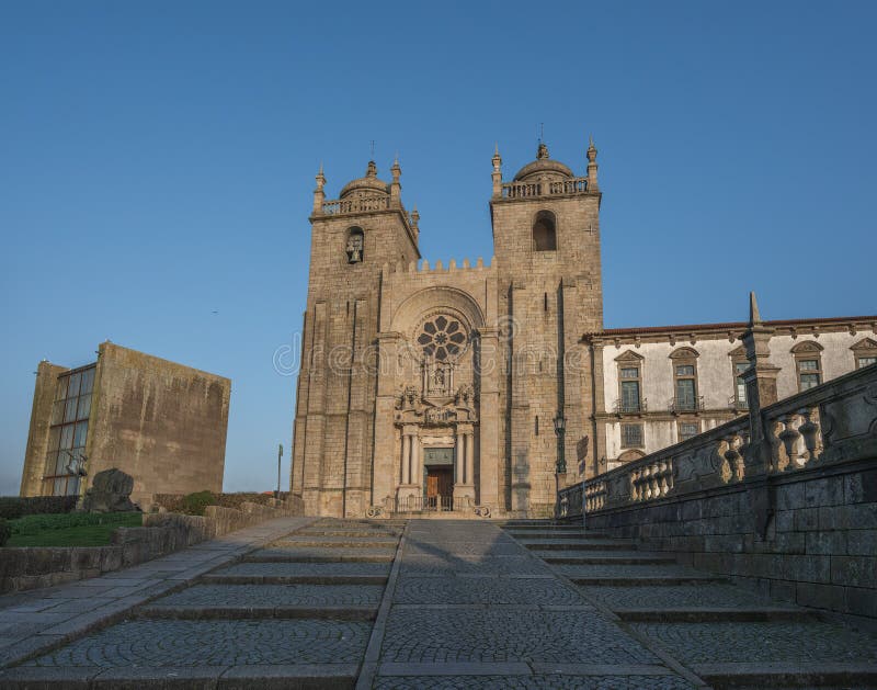 Porto Cathedral Se Do Porto - Porto, Portugal Stock Photo - Image of ...