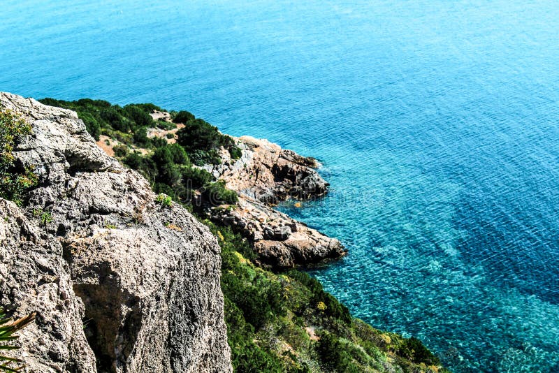 Porto Conte Near Alghero, Sardinia, Italy Stock Image - Image of shore ...