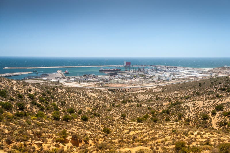 Porto de Agadir, Marrocos foto de stock. Imagem de golfo - 45033524