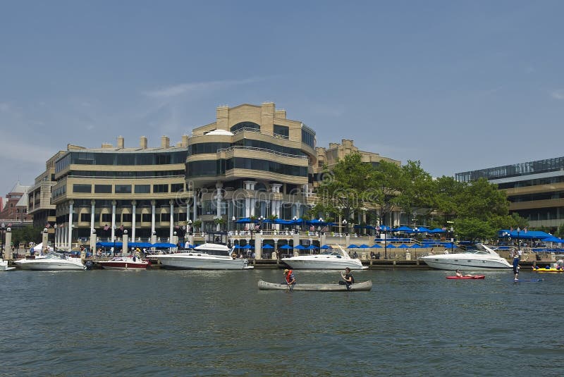 Porto de Georgetown imagem de stock. Imagem de downtown - 632525