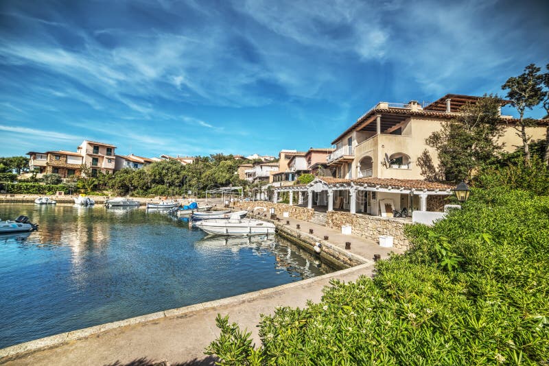 Harbor At Porto Rotondo On Costa Smeralda Resort Sardinia Stock Image ...