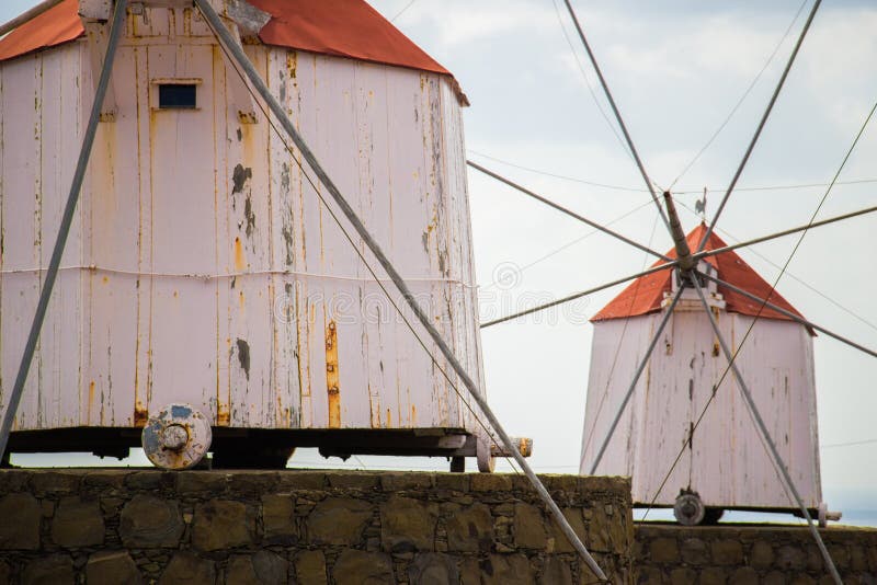 Porto Santo Windmills stock image. Image of tradition - 57544925