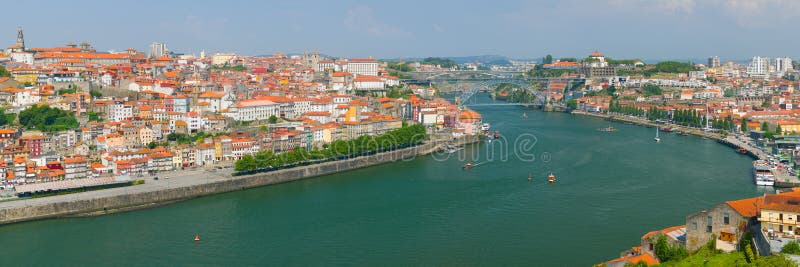 Porto in a summer day stock photo. Image of attraction - 78377282