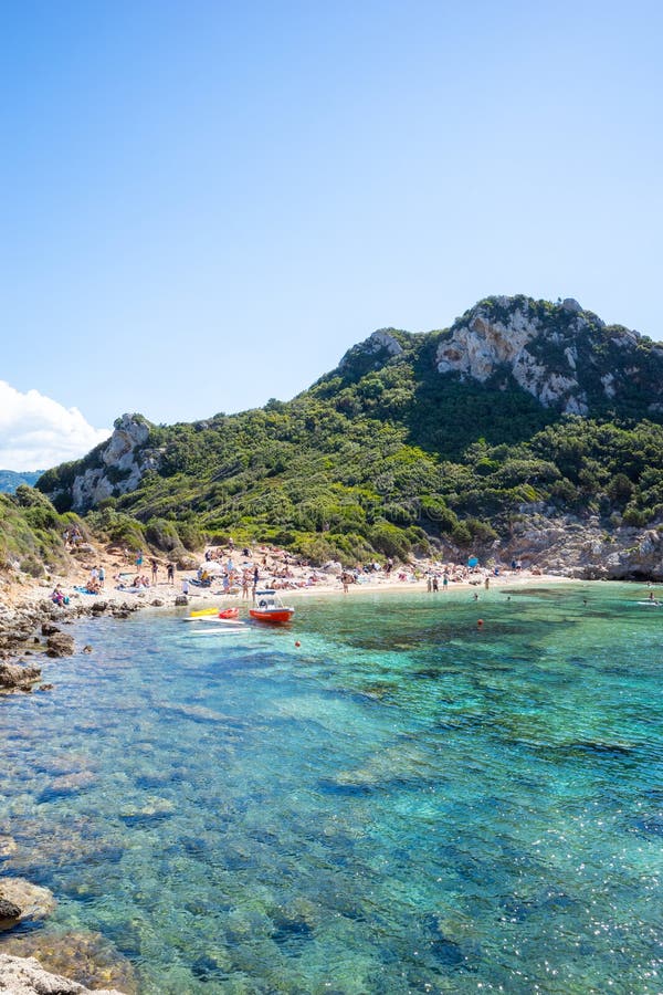 Porto timoni beach - Corfu stock image. Image of europe - 338094739