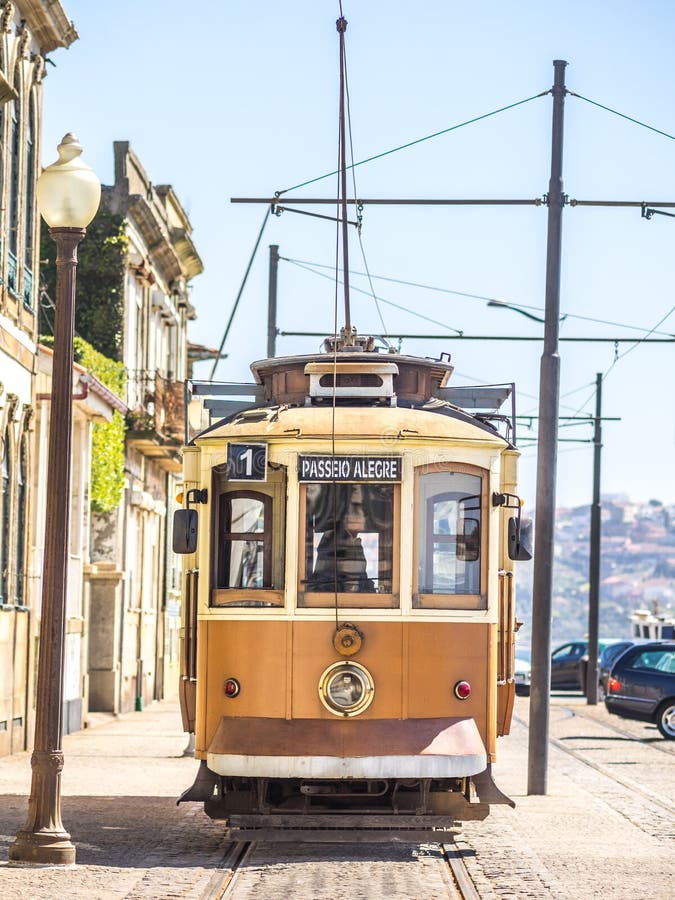 Porto Trams Ride stock photo. Image of public, portuguese - 64047776