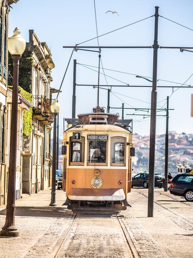 Porto Trams Ride stock image. Image of architecture, oporto - 64047769