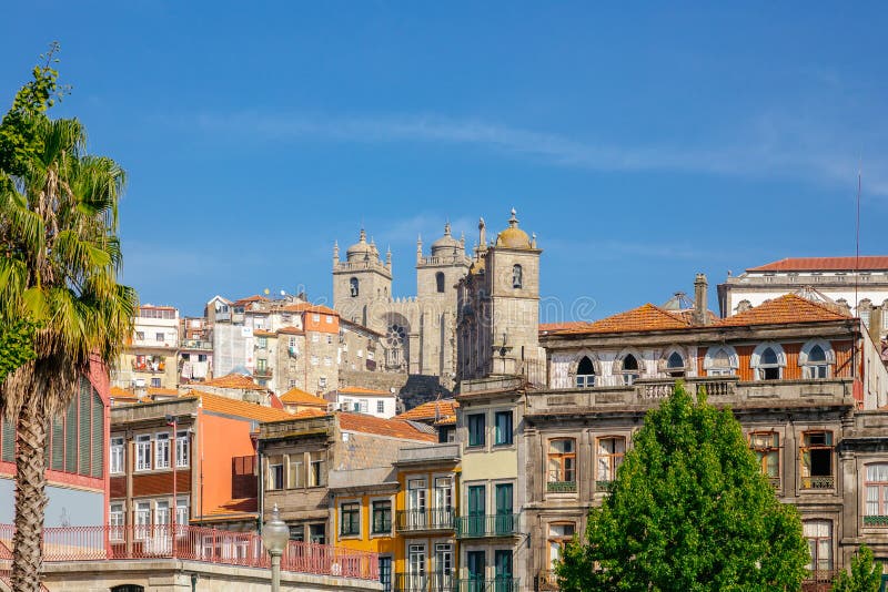 Porto View and Cathedral stock photo. Image of church - 65415830