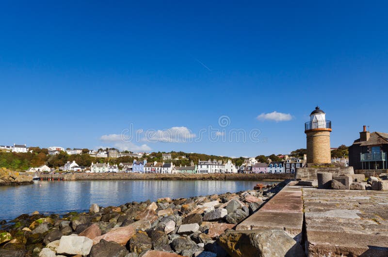 Portpatrick stock photo. Image of summer, people, portpatrick - 53241930