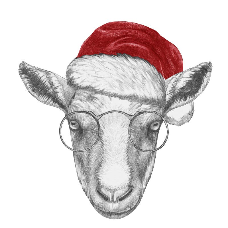 Portrait Der Ziege Stock Illustrationen, Vektoren, & Kliparts - 9,745 ...