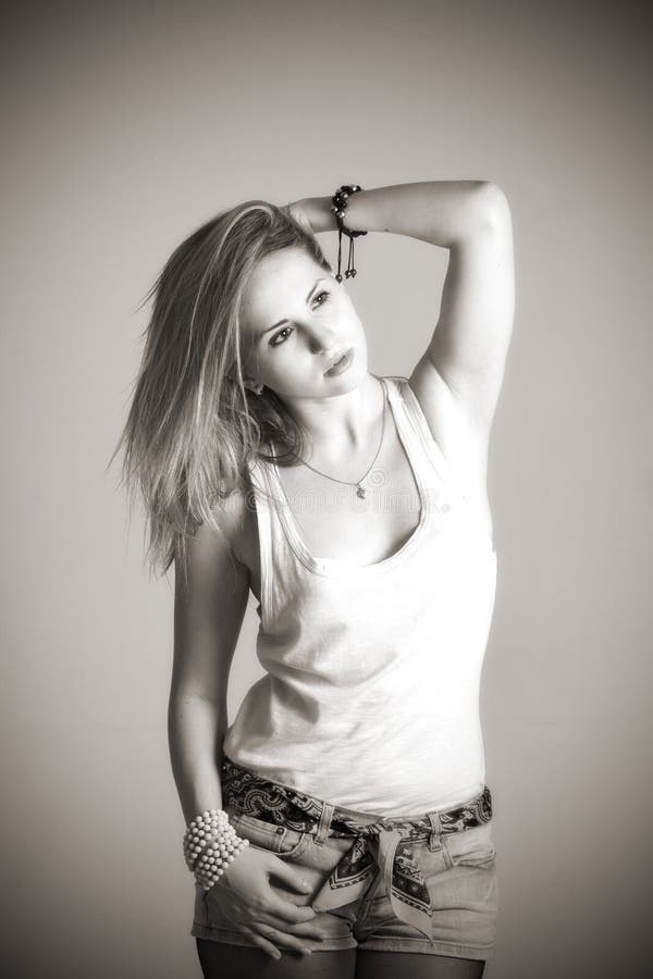 Portrait stock photo. Image of female, beautiful, femininity - 28299066