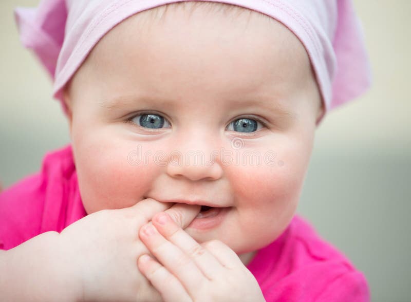 Portrait of adorable baby stock photo. Image of caucasian - 33278730