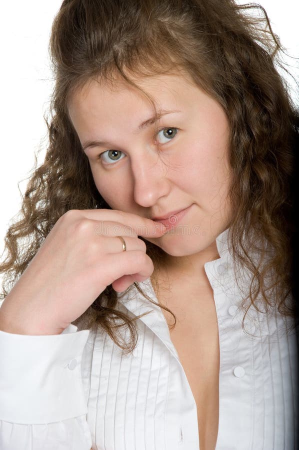 Portrait of adorable woman stock photo. Image of attractive - 11803166