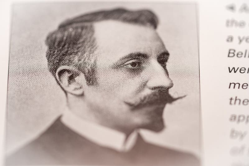 Portrait of Adrien De Gerlache from a History Book. Editorial Image ...