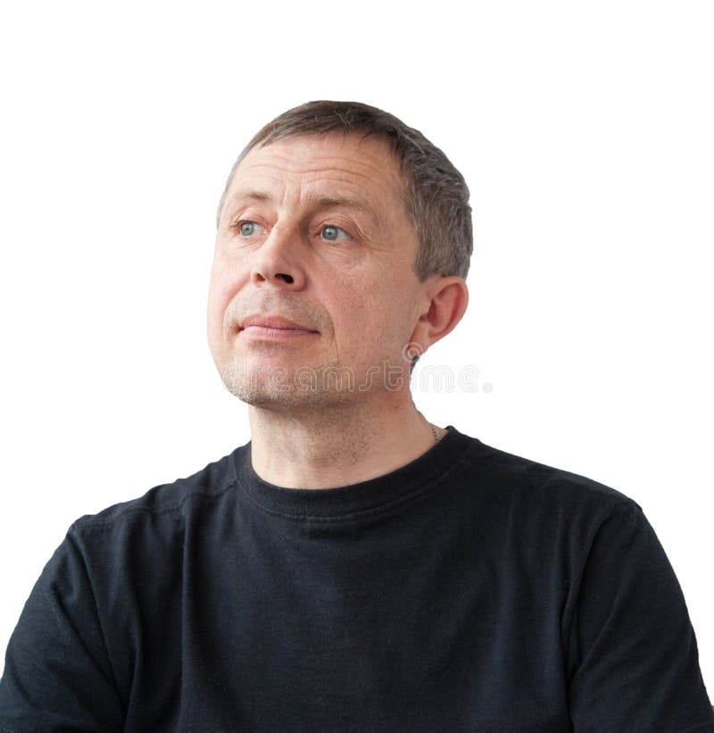 Portrait of adult man stock image. Image of looking, casual - 28885793