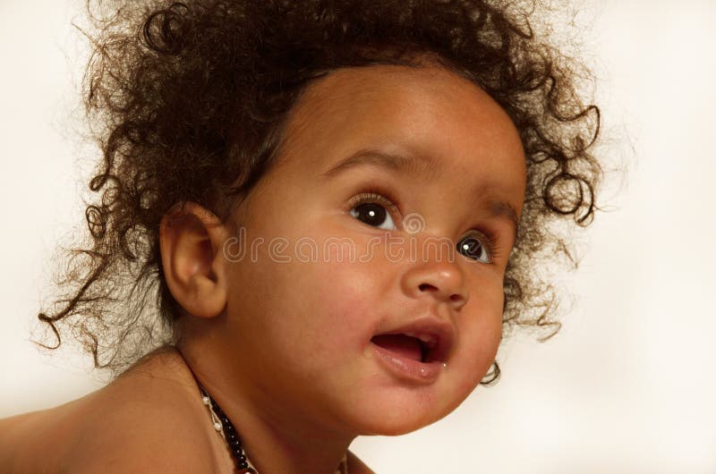Portrait - a African child stock photo. Image of hair - 25117598
