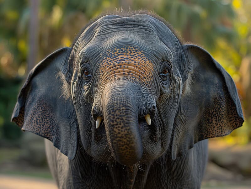 Portrait of a African Elephant in Savanna Stock Image - Image of motion ...